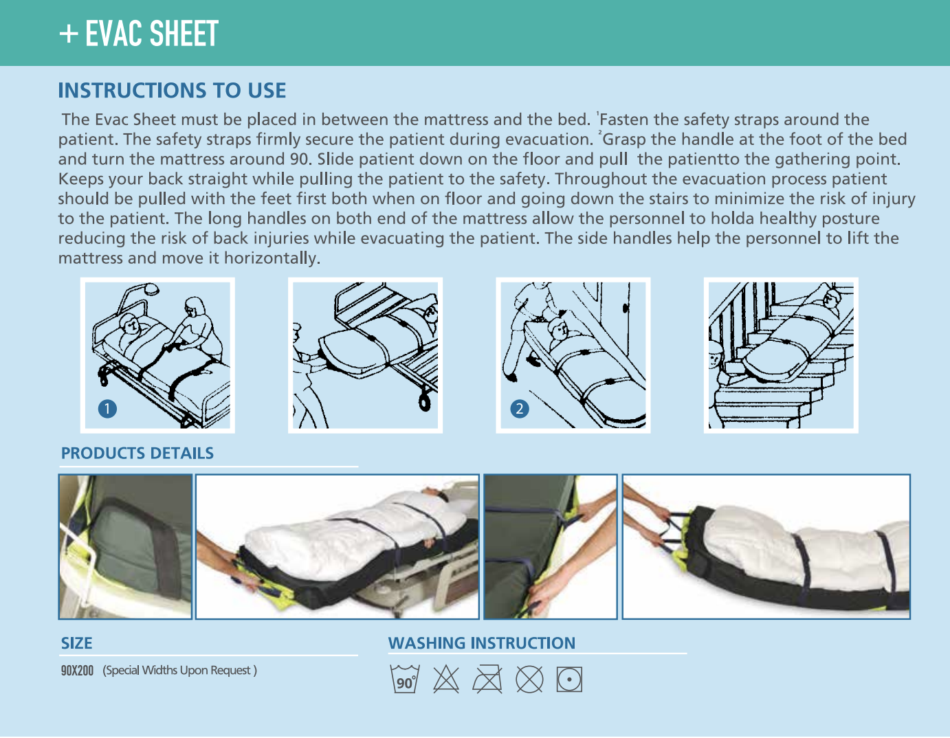 EVAC SHEET | Emergency Evacuation Bedding